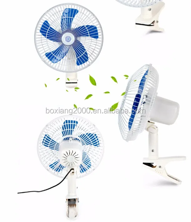 11" Double Heavy-duty Motors 360 Degree Rotation Clip-on Car Fan 12v ...