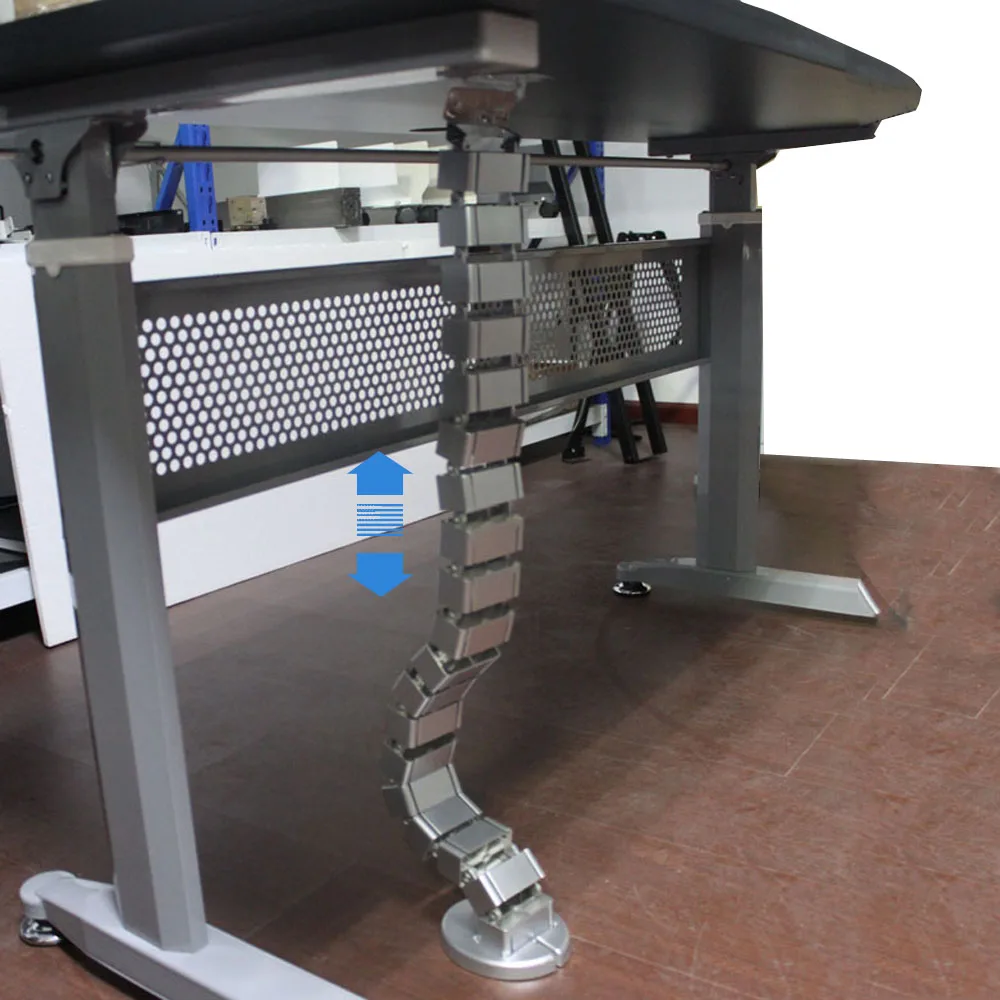 Height Adjustable Cable Management for Standing Desks