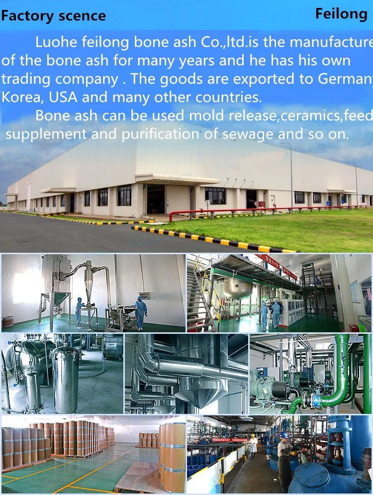 325 Mesh Pure Animal Bone Ash - Natural Calcium Phosphate