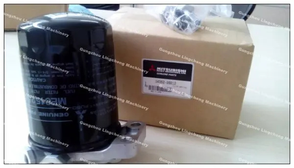 34362-00012/me072903 Fuel Filter Assy For 6d16,S4k.s6k Engine,Fuel ...