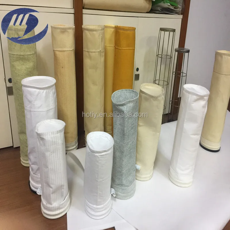 Polypropylene/polyester Needle Felt Cement Dust Collector Filter Bag ...