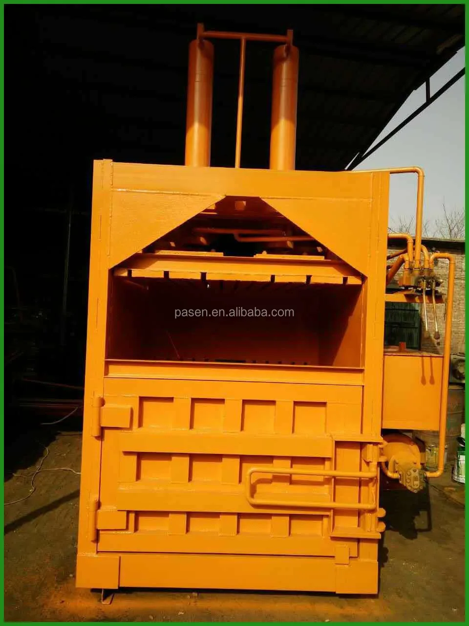 Vertical Hydraulic Packer Small Waste Carton Film Plastic Bottle ...