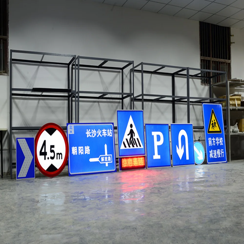 Road Safety Products Solar Powered Blinking Traffic Warning LED Sign ...