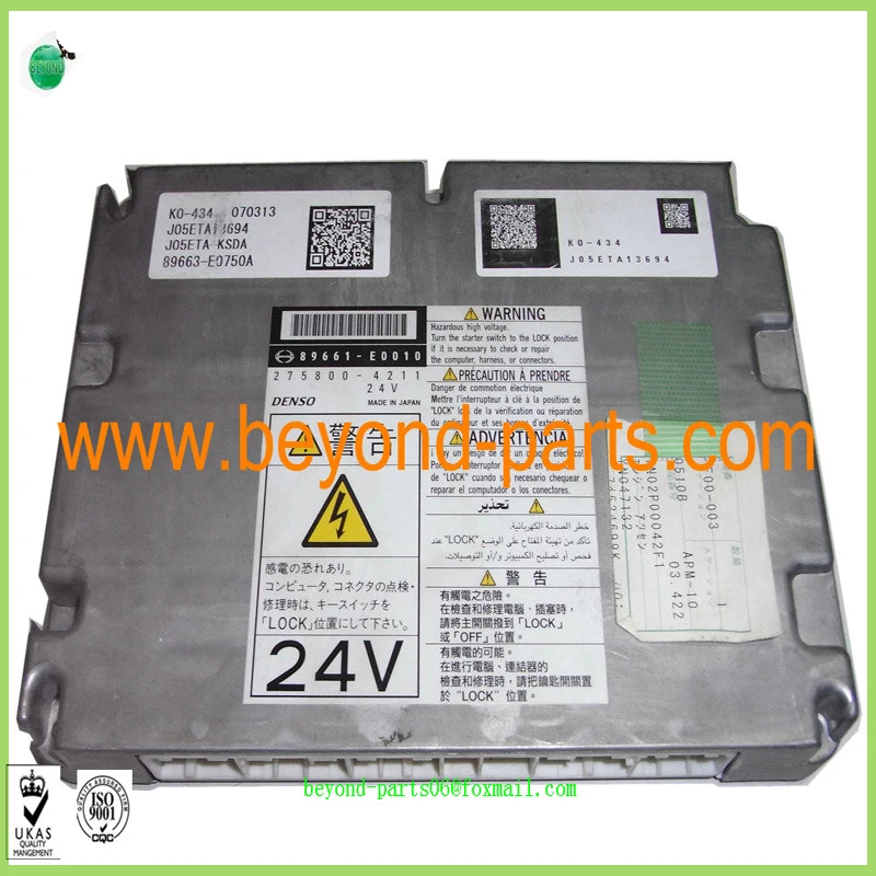 Sk200-8 Engine Controller Or Hino J05 J08 Ecu Of Kobelco Excavator ...