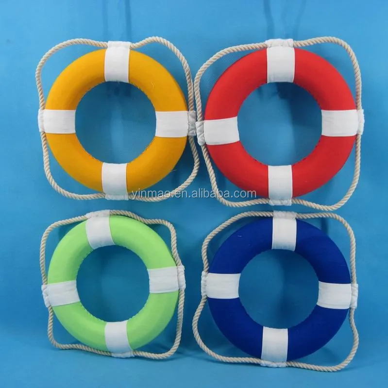 Life Saver Wall Decoration,(50,20cm) Classic Set 4 Color Marine Life ...