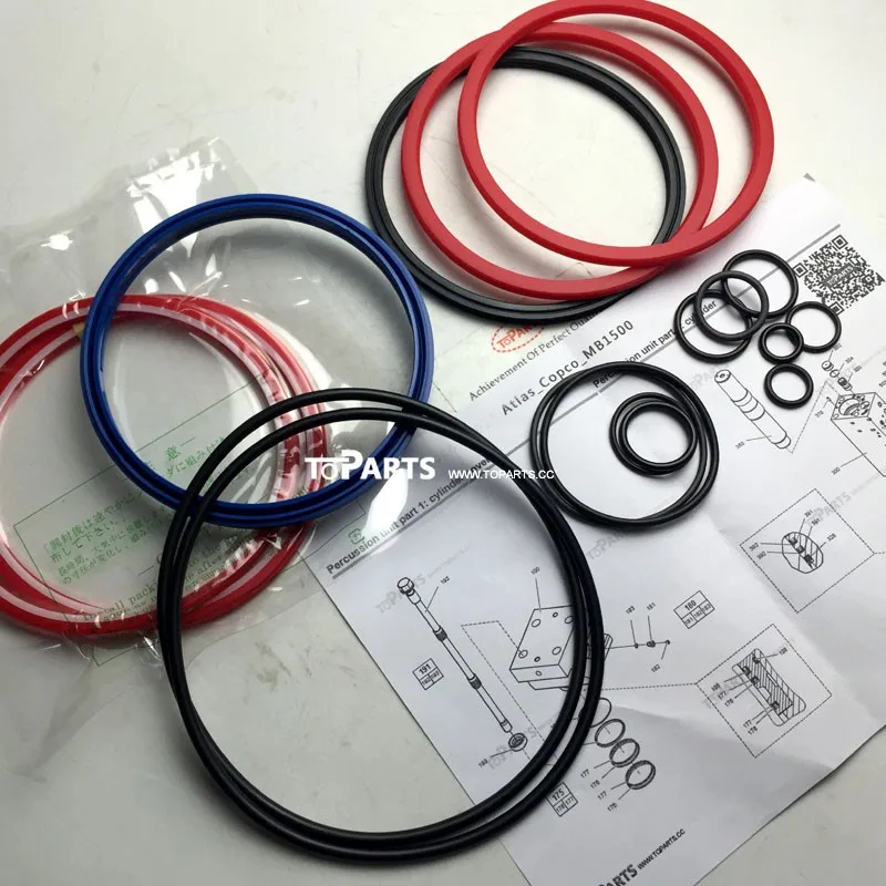 Atlas Copco Mb1500 Hydraulic Breaker Seal Kit 3363098729 For Mb1500dp ...