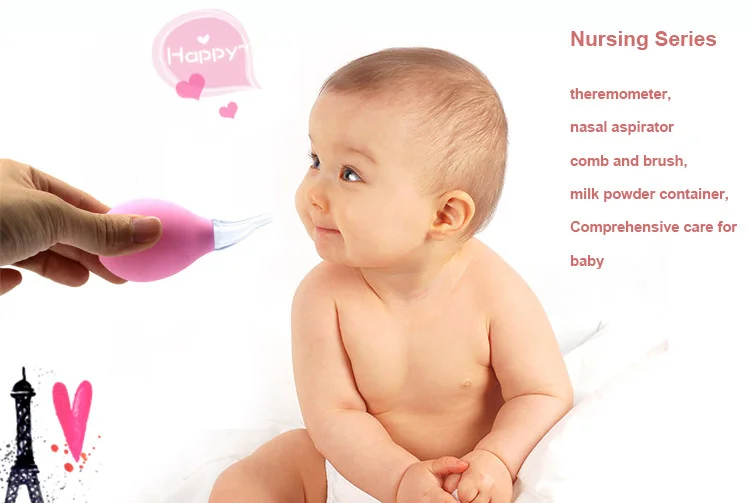 New Item Green Baby Silicone Nasal Aspirator Bulb - Soft & Effective