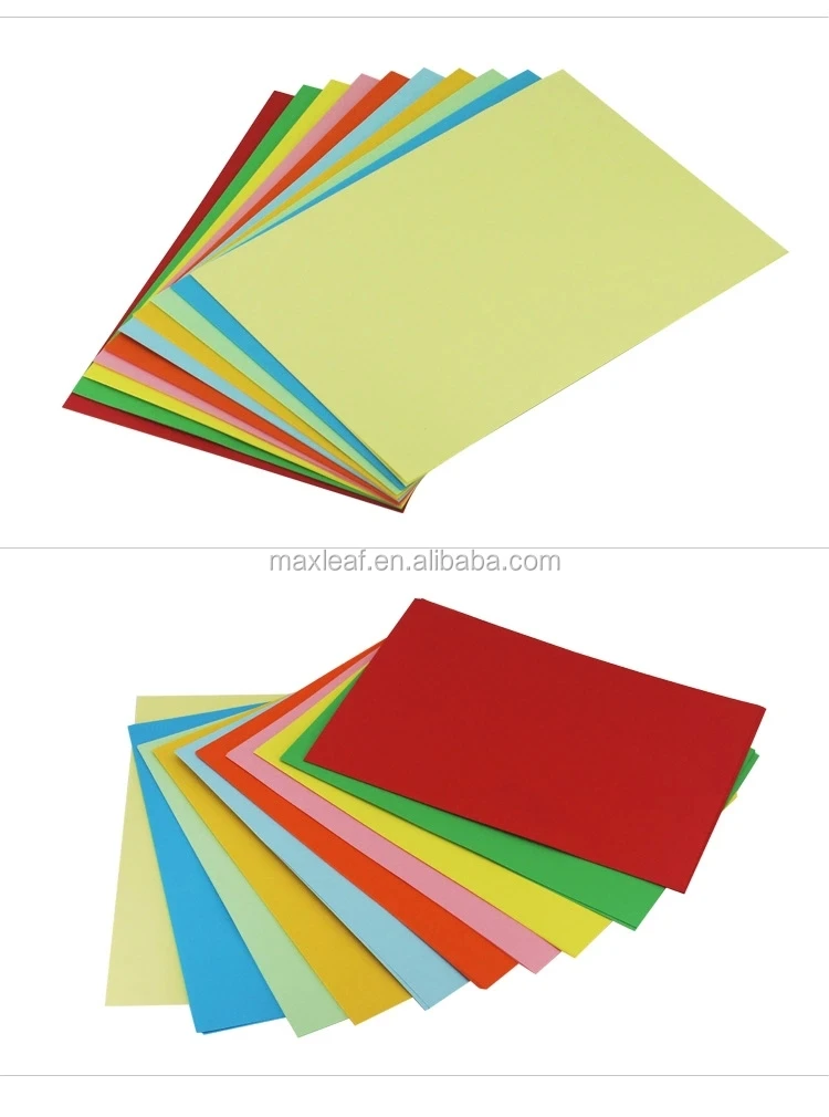 150gsm A4 Multi Colors Colored Hard Paper Cardboard - Buy Colored Hard ...