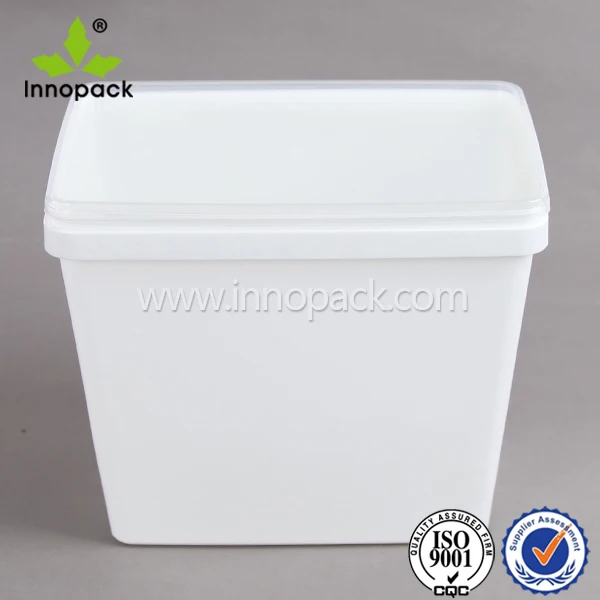 Any Color 1 Gallon Rectangular Plastic Containers With Lid With Handle ...