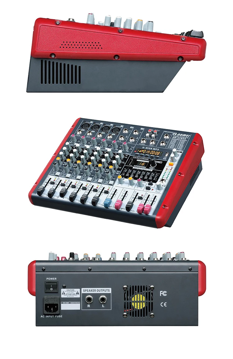 Leading Industry Mixer Power Amplifier Dj Equipment Sound Mixer Laser ...