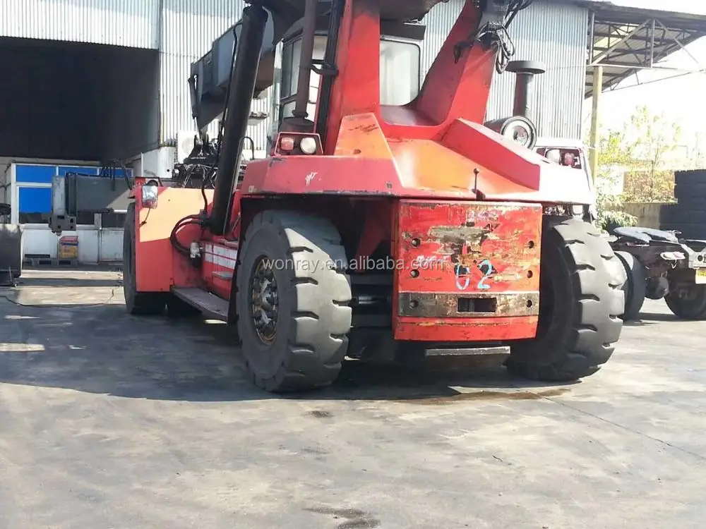 Kalmar Dcf370-12 Loaded Container Handler Solid Tire 18.00-25 For Port ...