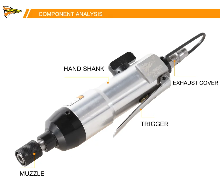 Woodpecker K-5h Industrial Pneumatic Screw Driver For Tighten The ...