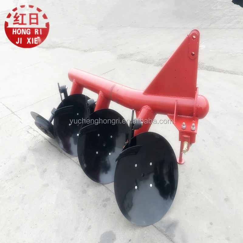 Agricultural Machinery Diagram of Disc Plough with Label