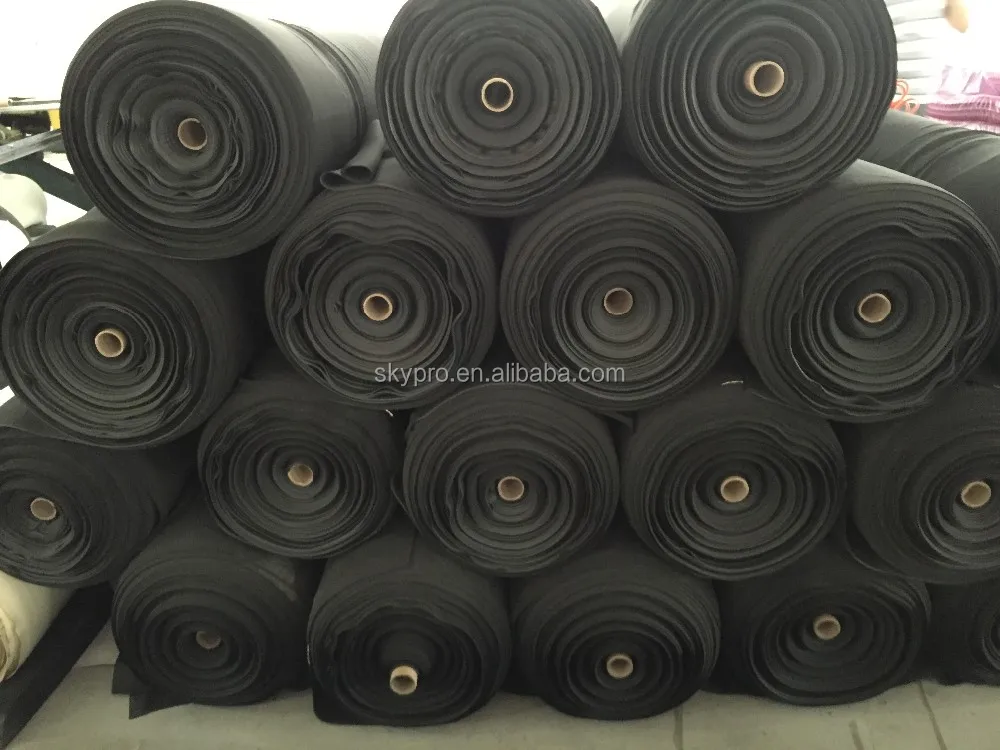 Perforated Neoprene Fabric Rubber Sheet With Nylon,Polyester,Lycra,Pu ...