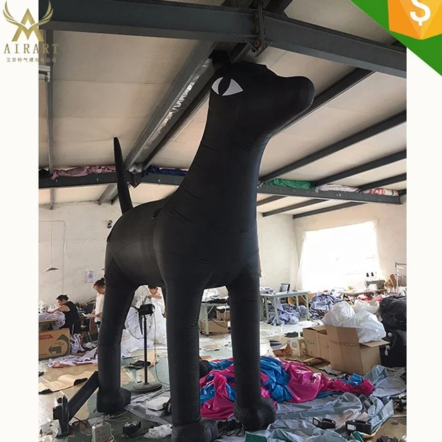 Inflatable Doberman Pinscher Mascot - 3m/5m/7m Garden Decoration with ...
