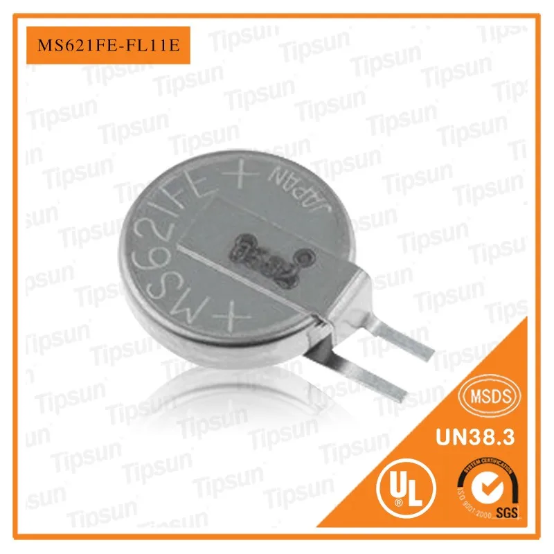 SII Japan Brand 3V Rechargeable MS621FE Battery for GPS