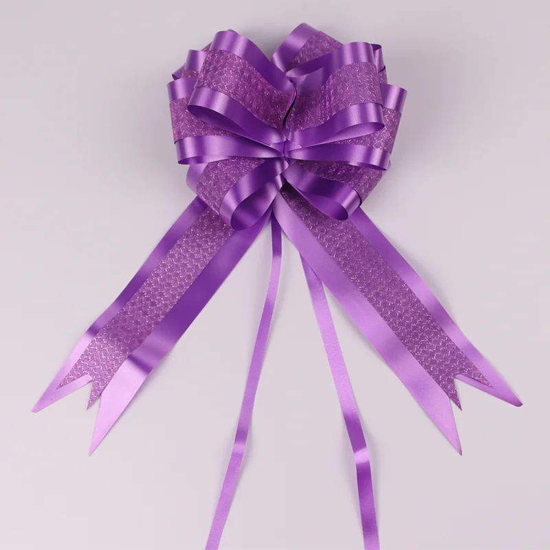 10pcs Organza Pull String Bows Wrap Ribbon For Wedding Party - Buy Pull ...