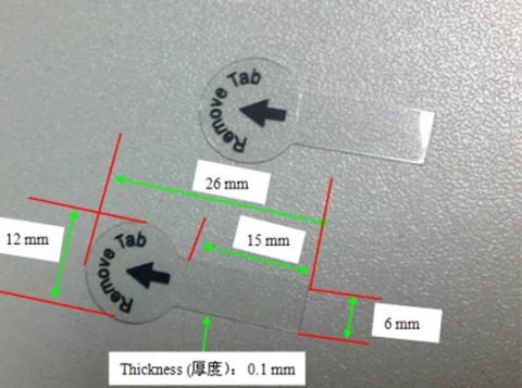 Pet Aa Battery Isolation Strip,26mm Length Battery Pull Tabs For Aa ...