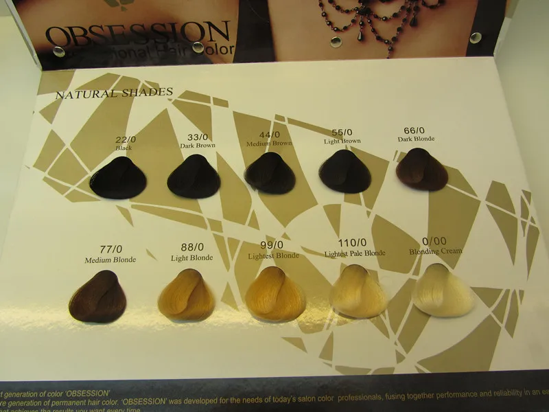 Oem/odm Iso Hair Dye Color Chart - Buy Hair Color Chart,Hair Dye Color ...