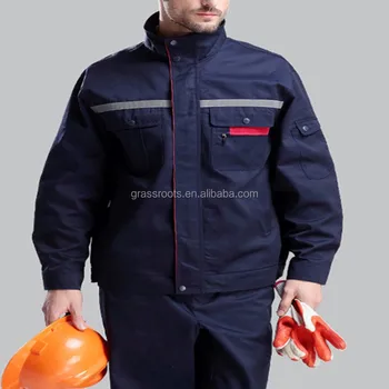 Black Two Piece Overalls Fashion Engineering Smock Uniform Workwear ...