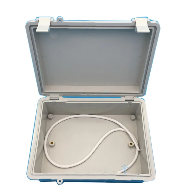 170*120*72mm Round Hinged Small Plastic Box Electronic Enclosure Meter ...