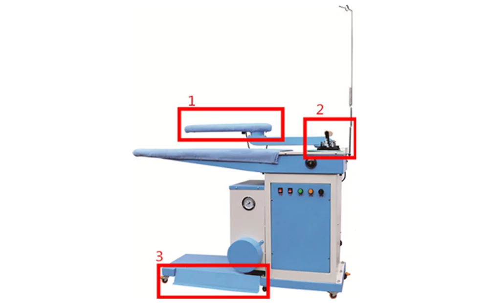 Commercial Industrial Laundry Steam Iron Press Machine Clothes Ironing ...