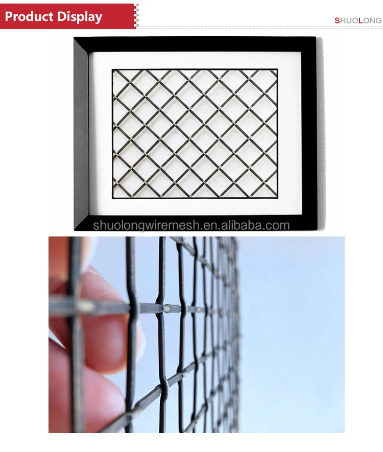 Diagonal Wire Mesh - Durable and Stylish Interior Solutions