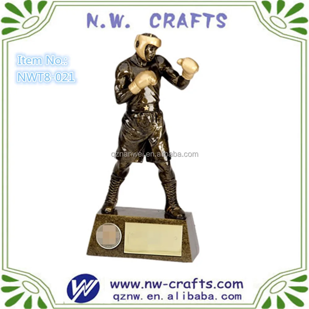 Resin Boxer Boxing Figurines Trophy - Buy Resin Boxing Figurine,Boxer ...