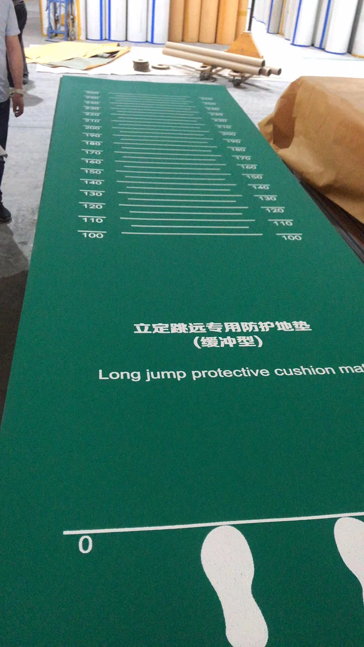 Anti Slip 3.5m Long Standing Long Jump Protective Cushion Mat - Buy ...