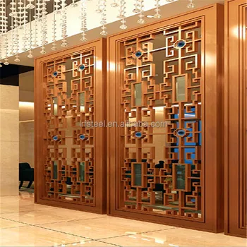 Cnc Bronze Metal Panel Stainless Steel Screen Partition Mirror/hairline ...