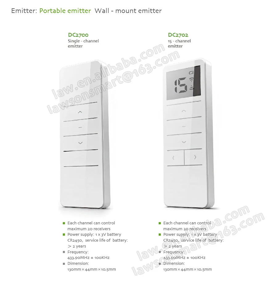 Wireless Control System Motor Controller Single Channel 433.92mhz ...
