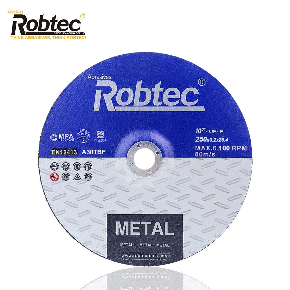 ROBTEC High Speed Cutting Discs for Metal - 9" Inch