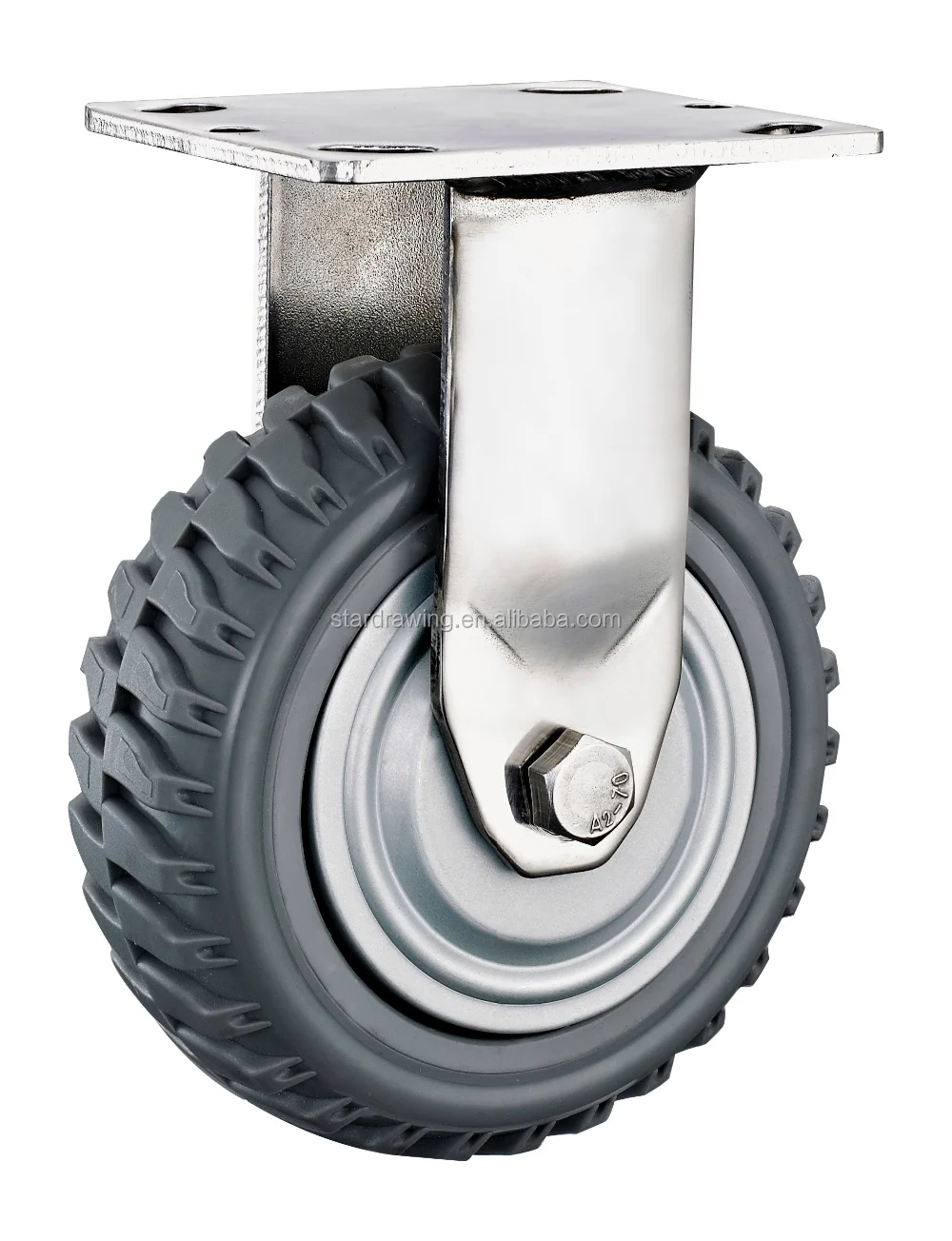 SS TPR Caster Heavy Duty Stainless Steel Wheels| Alibaba.com