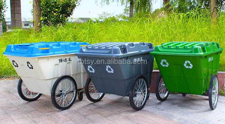 400 Liter Garbage Trolley - Durable & Sustainable Waste Management