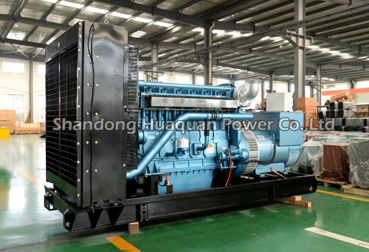 German Electric Diesel Generator Mitsubishi 640kw 800kva Three Phase ...