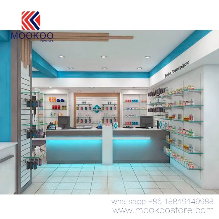 Drugstore Interior Design - Pharmacy Store Display Cabinets