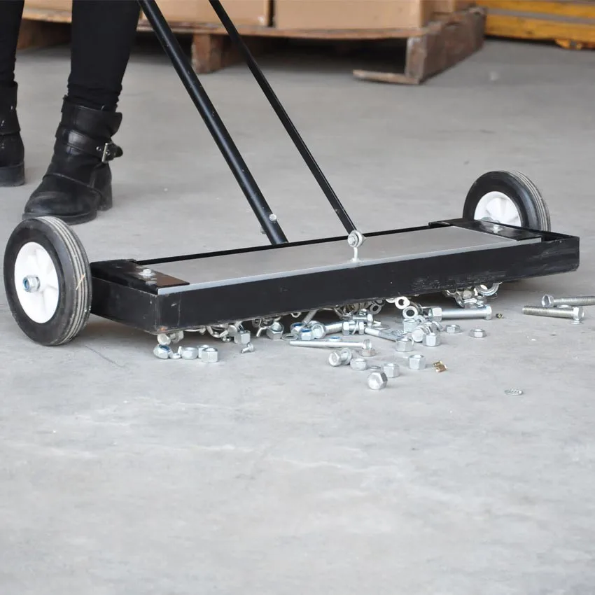 36 Inch Magnetik Mesin Pembersih Lantai Mengambil Besi Scrap dengan ...