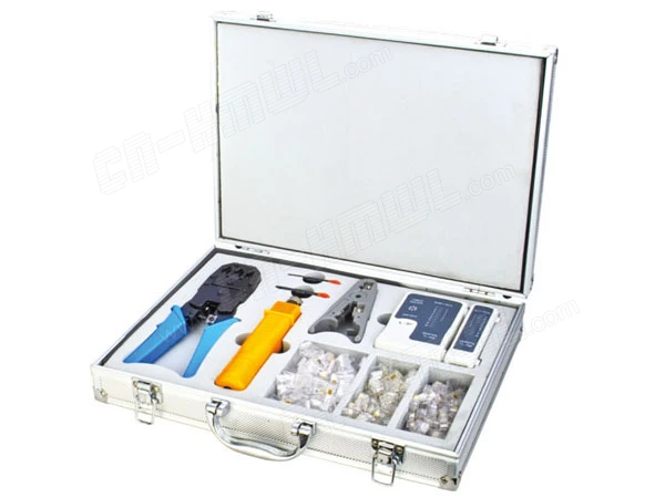 Network Tool Box For Crimper Punch Tool Universal Striper Cable Tester ...