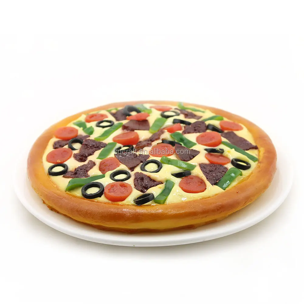 Fake Pizza Prop Artificial Faux Display Food Model Hawaii Pizza - Buy ...