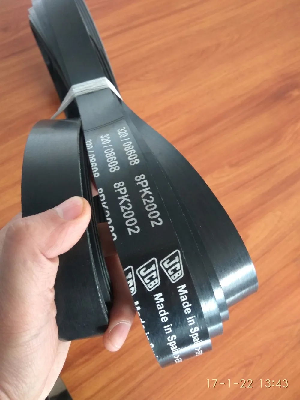 Jcb 320/08608,8 Pk 2002,Ribbed Belt,Epdm,219-3303 Cat - Buy 320/08608 ...