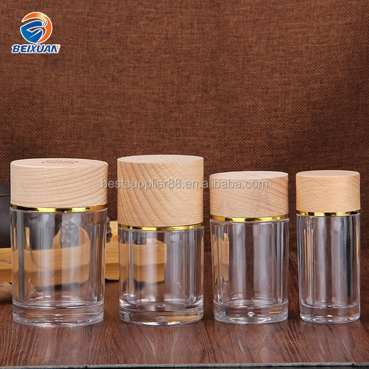 Mini 100cc Plastic Clear Jar Health Care Medicine Pill Vitamin Capsule ...