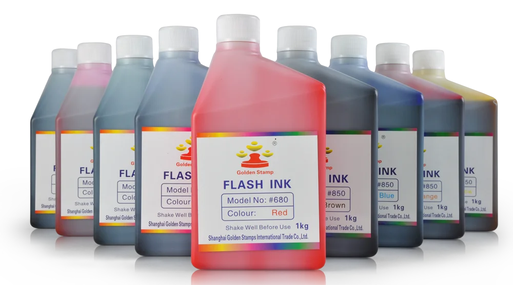 Flash Stamp Ink - Durable and Versatile for Office Use