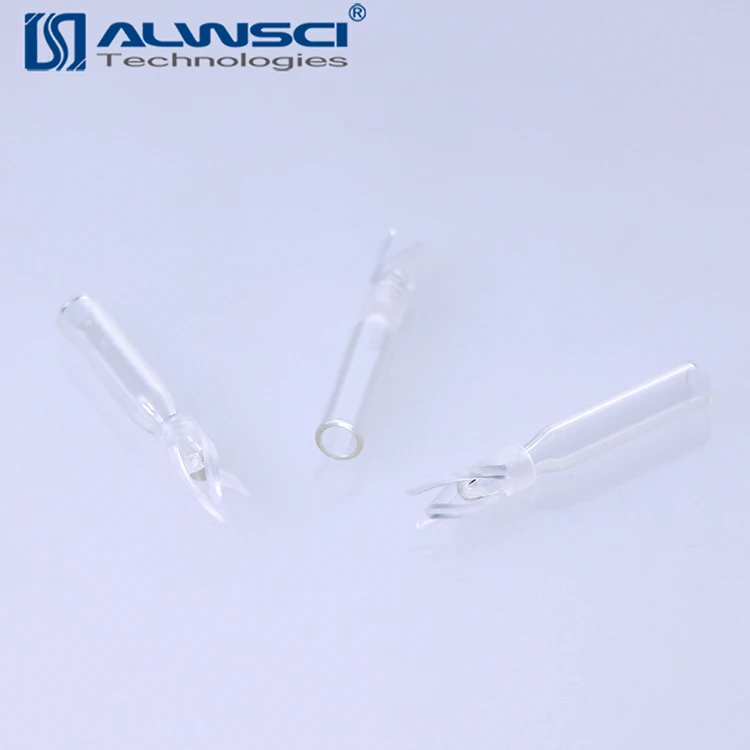 Glass Hplc Vial Inserts With Polypropylene Feet For Narrow Opening Chromatography Vials - Buy ...