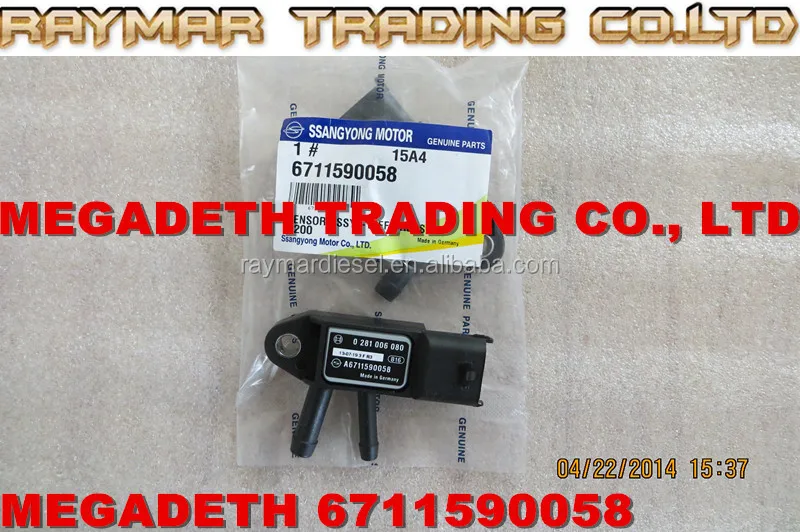 Diff Press Sensor 0281006080 For Ssangyong 6711590058,A6711590058 ...
