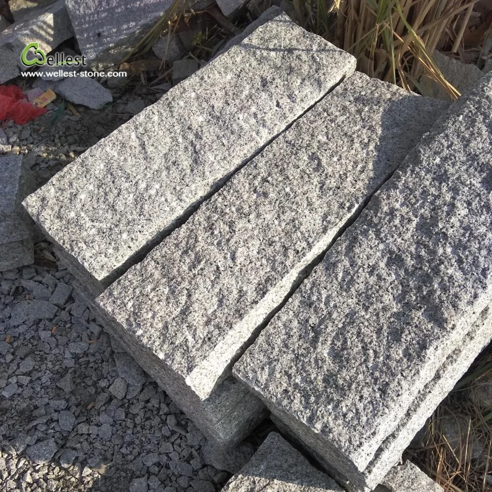 G603 Grey Granite Kerbstone - Durable & Natural Split