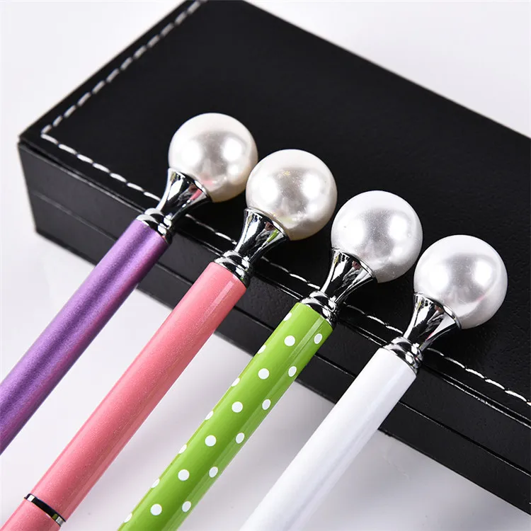 Business Gift Customization Pearl Queen Mace Pen Metal Ball Pen With ...