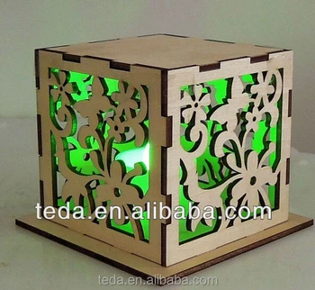 2016 Laser Cut Wooden Box For Light,Exhibition - Buy Laser Cut Wooden ...