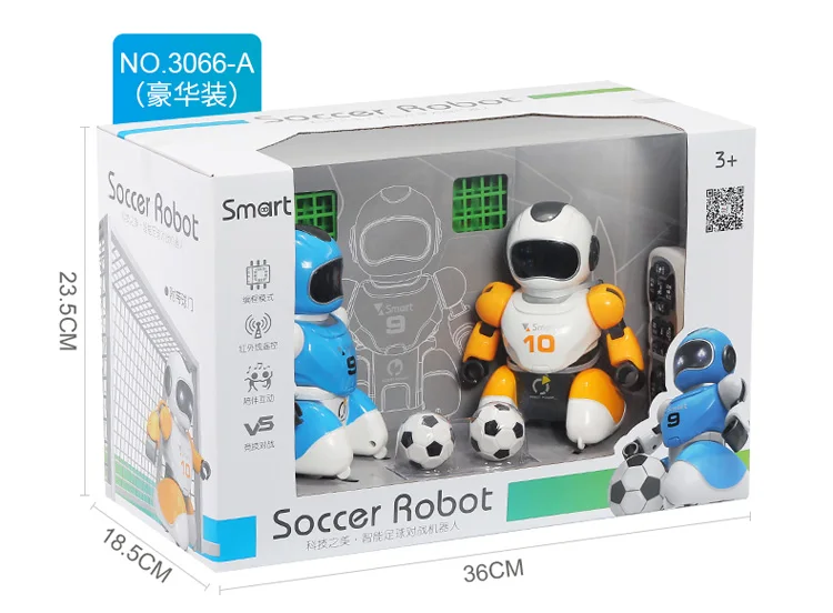 Smart RC Robot Toy with Light & Sound - Remote Control Robot Toys for Kids