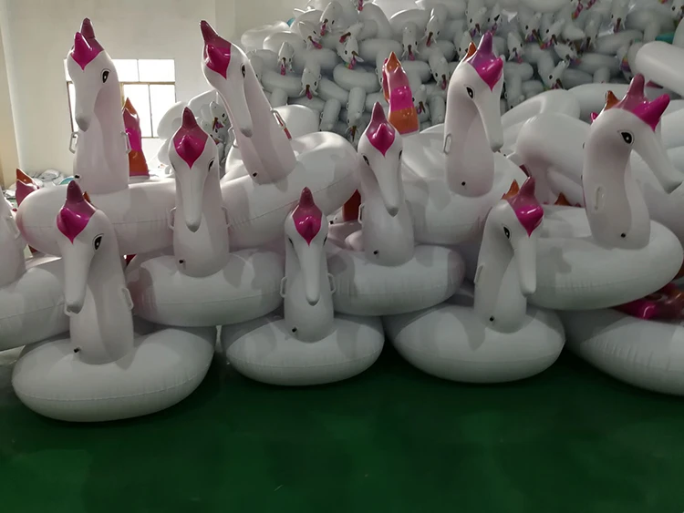 Custom Shape Inflatable Seahorse Animals Pool Beach Float For Swimming ...