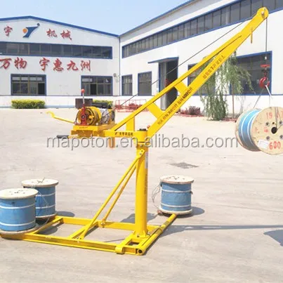 Easy Use Construction Use Man Lift Crane/platform Crane/mini Portable ...